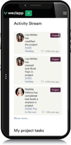 Project management software for successful projects | weclapp